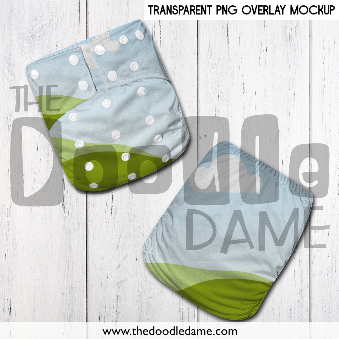 Canva Frame Mockup of an Osfm Pocket Diaper - Realistic Mockup - PDF ...
