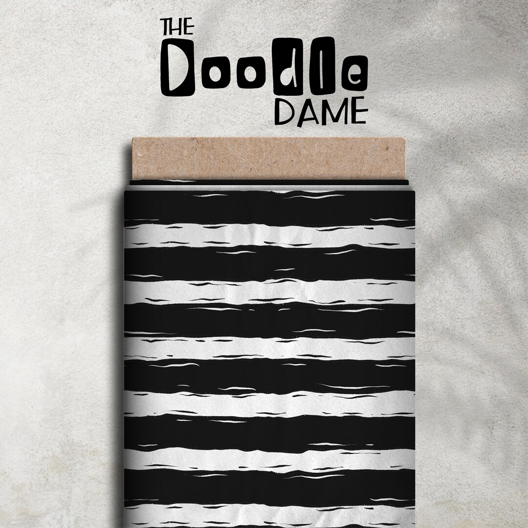 Seamless Digital Pattern Plain Stripe Messy Black and White Stripe ...