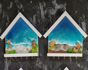 Resin Key Holder - Etsy