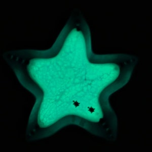 Glow in Dark Resin Ocean Wave Starfish Shape Ceramic Ring Dish, Unique ...