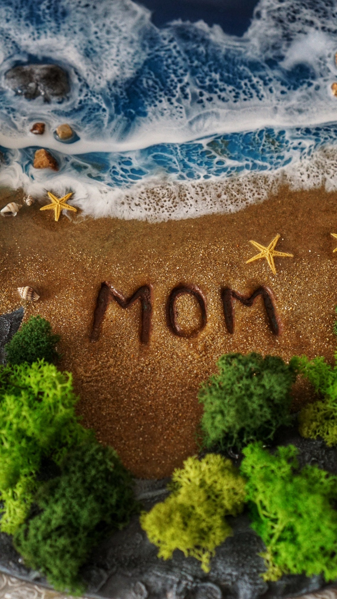 15.8 Personalized Resin Art Gift for Mom Custom Epoxy - Etsy