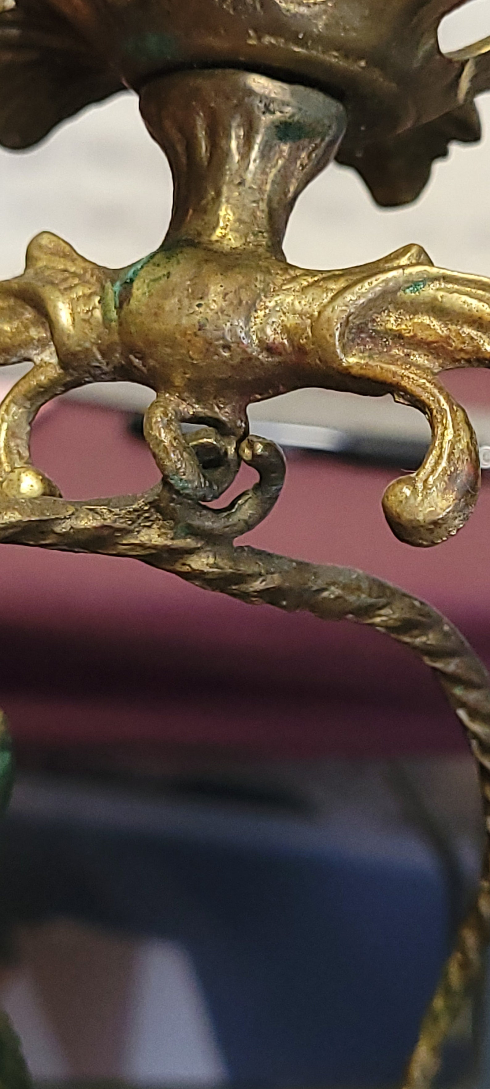 Victorian Guilt Bronze Swinging Perch Cardinal Single Candlestick - Etsy