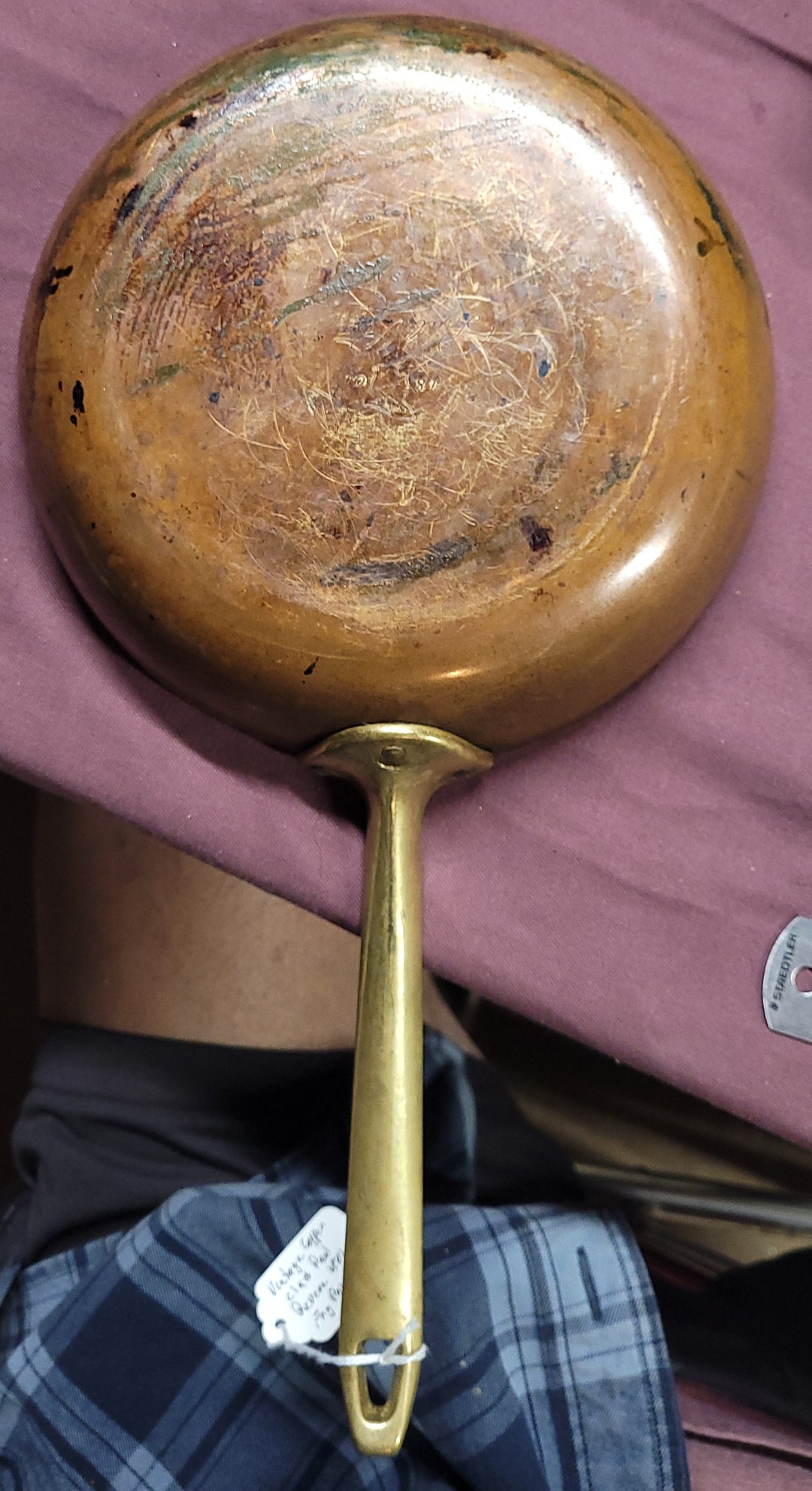 Vintage Paul Revere 1801 Signiture Series, Copper Clad, 10 1/2" Fry Pan ...
