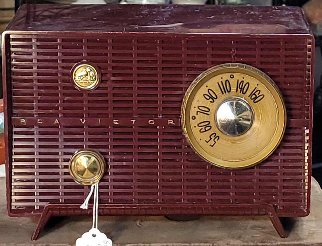 RCA Nipper XII, Model 8-X-51, in the All Original Maroon Case. - Etsy