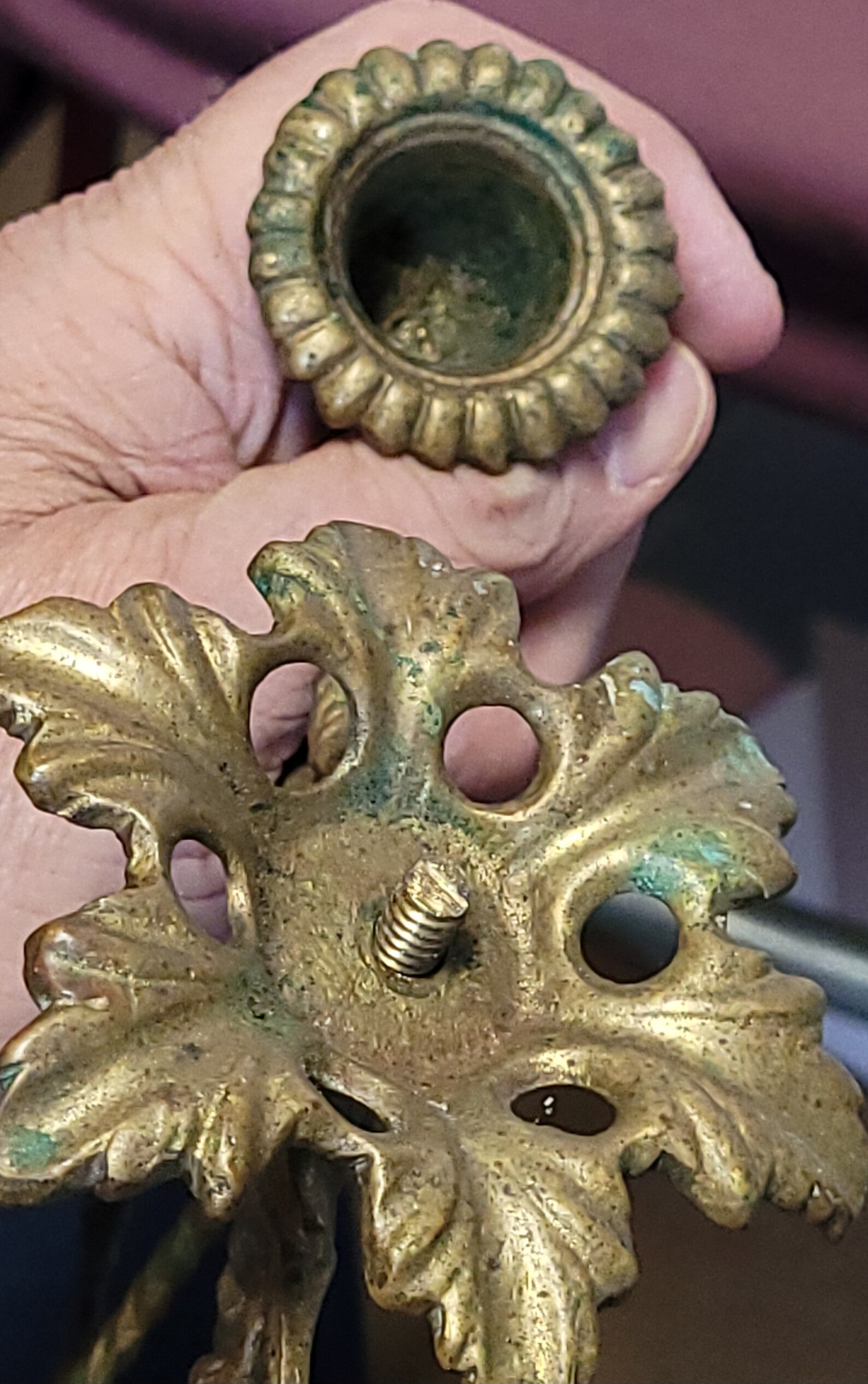 Victorian Guilt Bronze Swinging Perch Cardinal Single Candlestick - Etsy