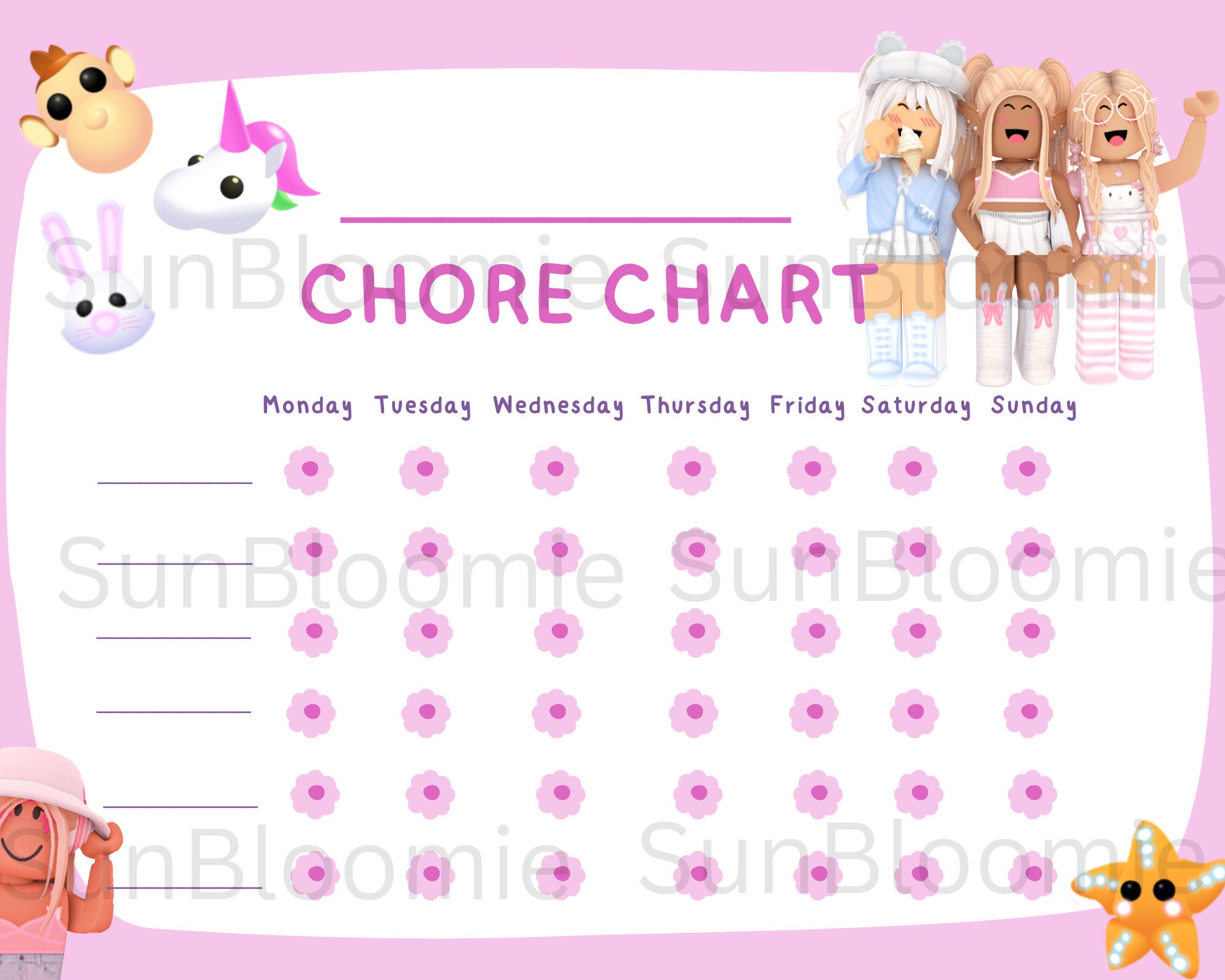 Roblox Reward Chart Roblox Behavior Chart Roblox PNG Roblox SVG Roblox ...