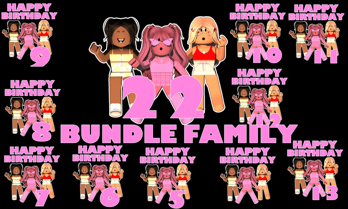 Roblox Roblox Birthday Roblox Bundle Roblox iron on - Etsy.de