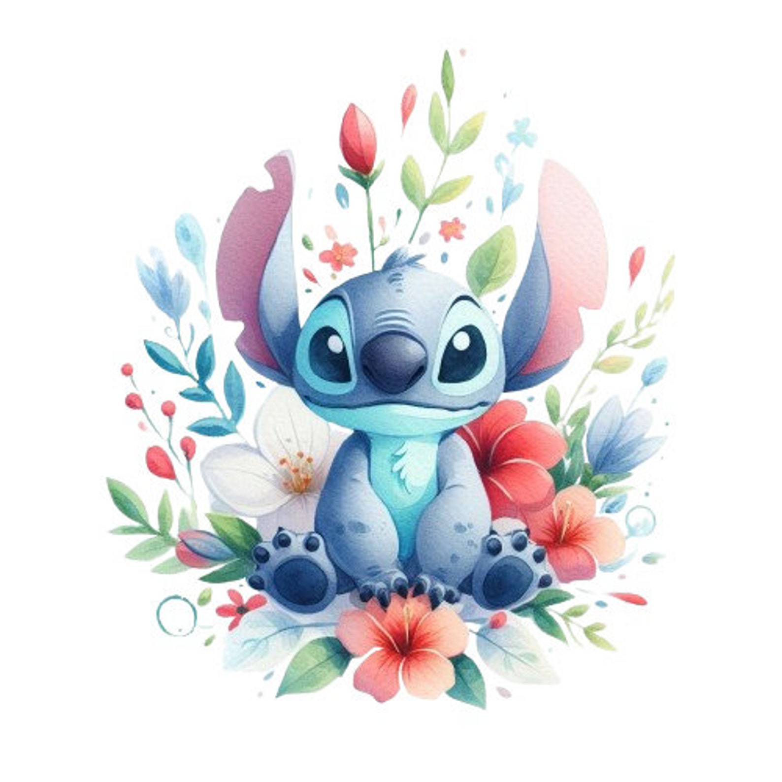 Stitch PNG Set of 9 Adorable Stitch Pngs Instant Download Digital ...