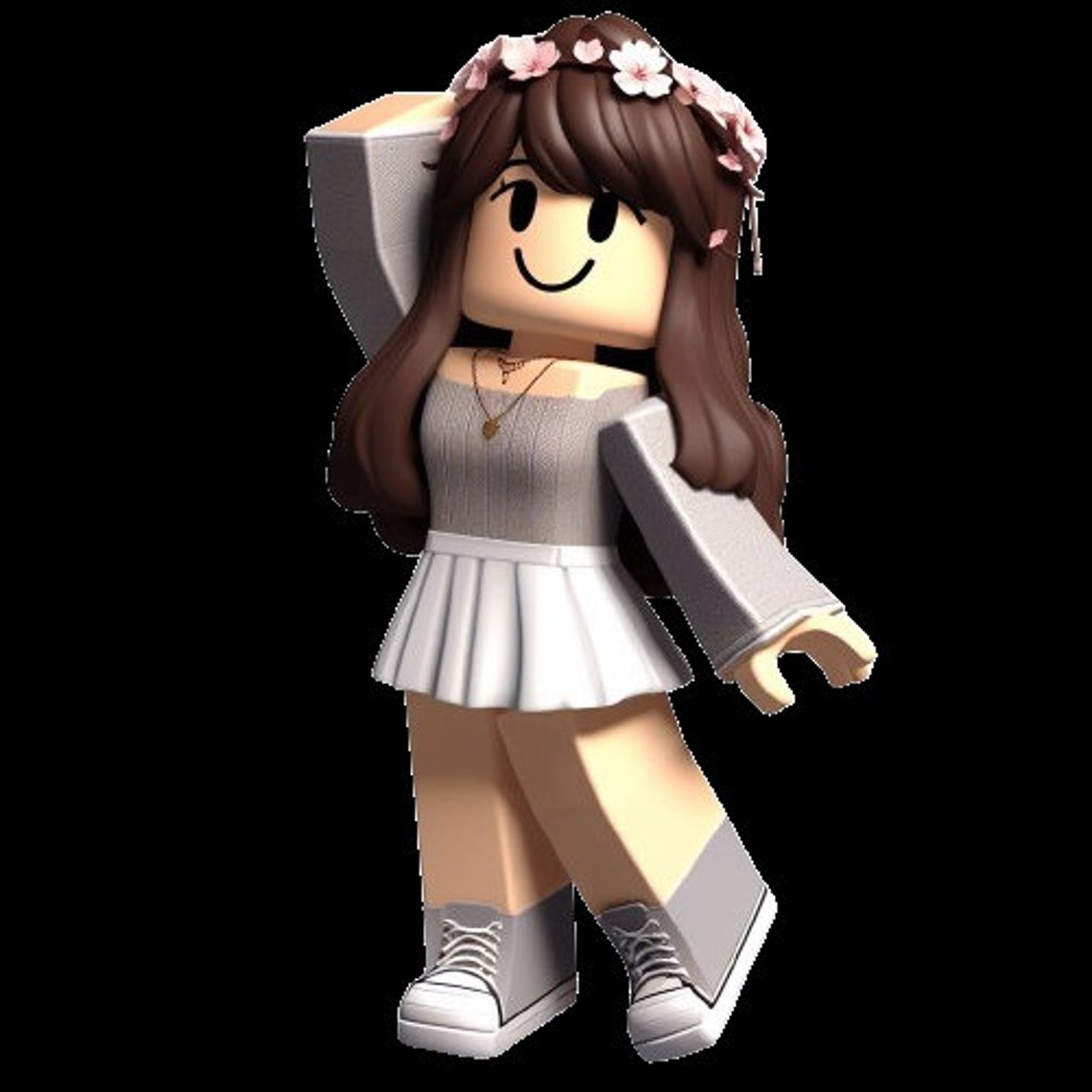 Set of 8 Cute Roblox Girls. Instant Download. Png Format Roblox Girls ...