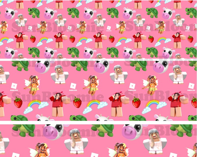 Seamless Roblox Girls Pattern Designed for Paper, Scrap Booking, Fabric ...