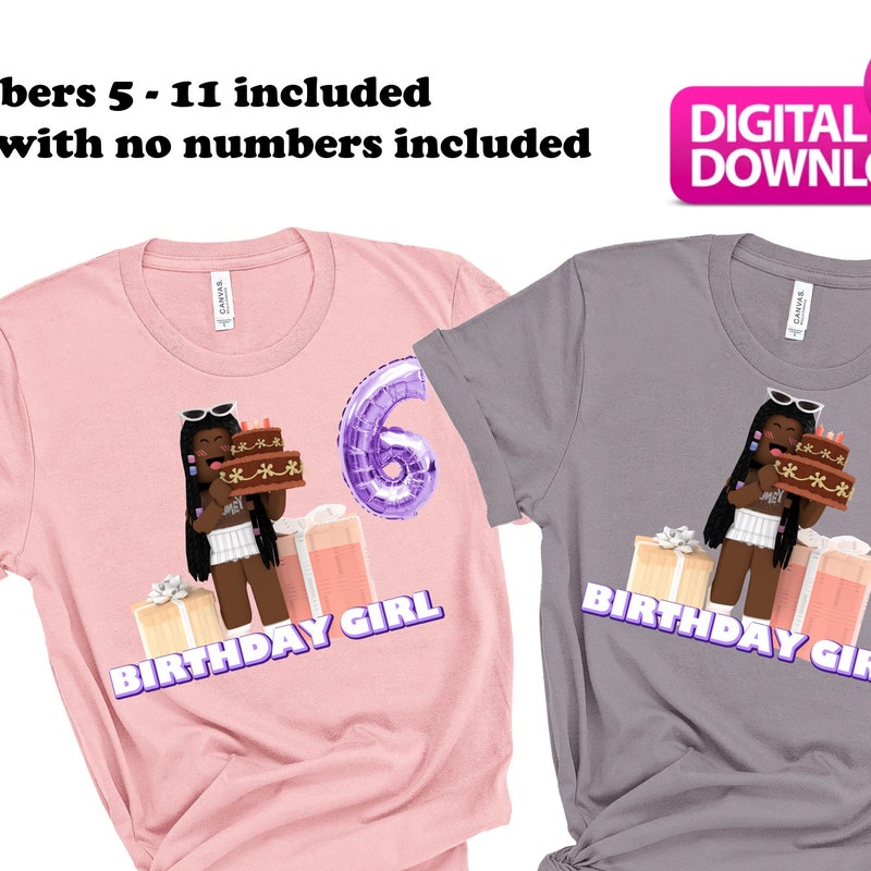 Black Roblox Girl Shirts - Etsy