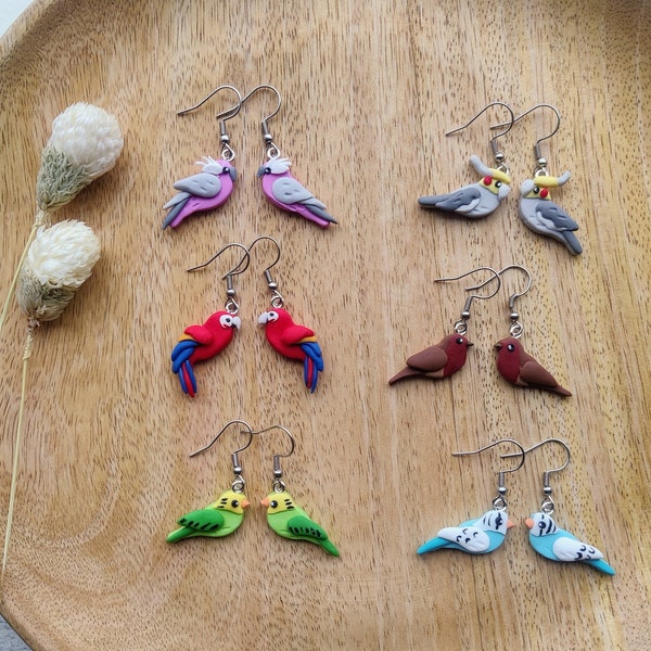 Bird Earrings - Etsy
