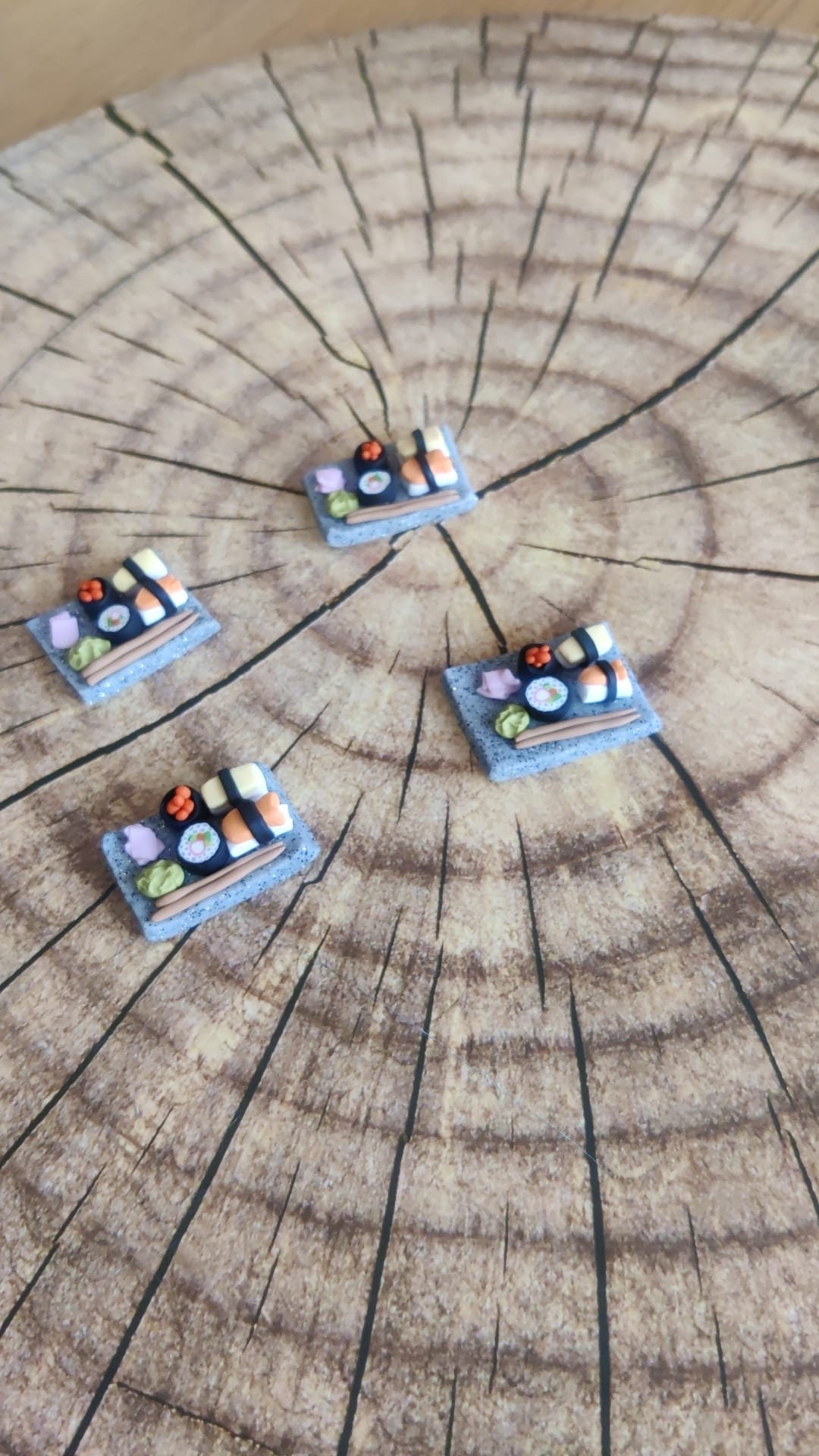 Sushi Magnet Platter Clay Cute Unique Gift Original | Etsy