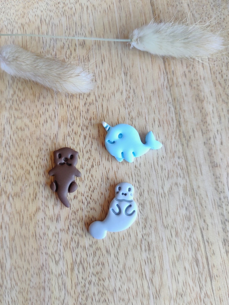 Sea Magnets Otter Magnet Narwal Magnet Manatee Magnet - Etsy