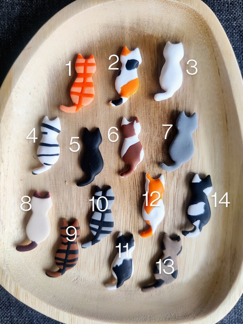 Cat Magnets, Black Cat, Magnet, Magnets, Polymerclay, Clay, Cute Magnet ...