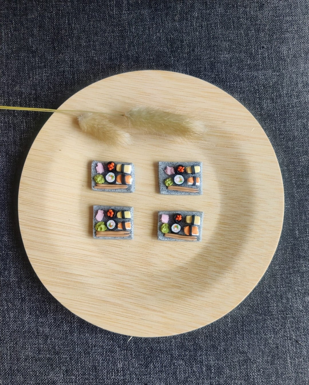 Sushi Magnet, Platter, Clay, Cute, Unique, Gift, Original, Sushi, Maki ...