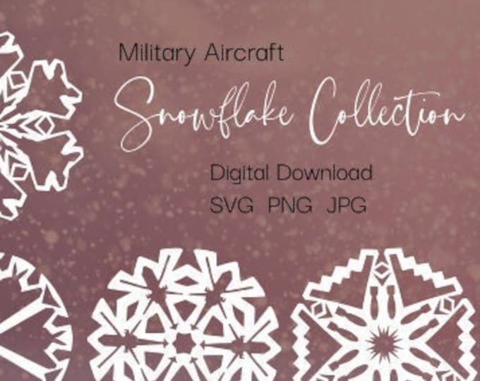 Snowflake Aircraft Collection Digital Download - Etsy