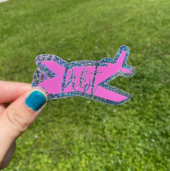 Glitter Pink Pilot Sticker Low Wing Bonanza - Etsy