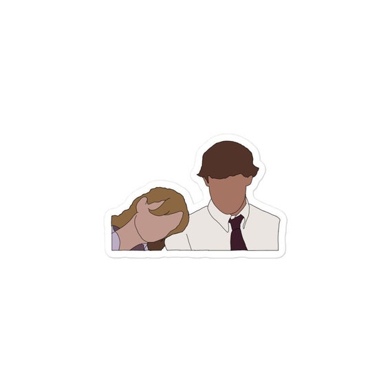 The Office Jim & Pam Sticker - Etsy