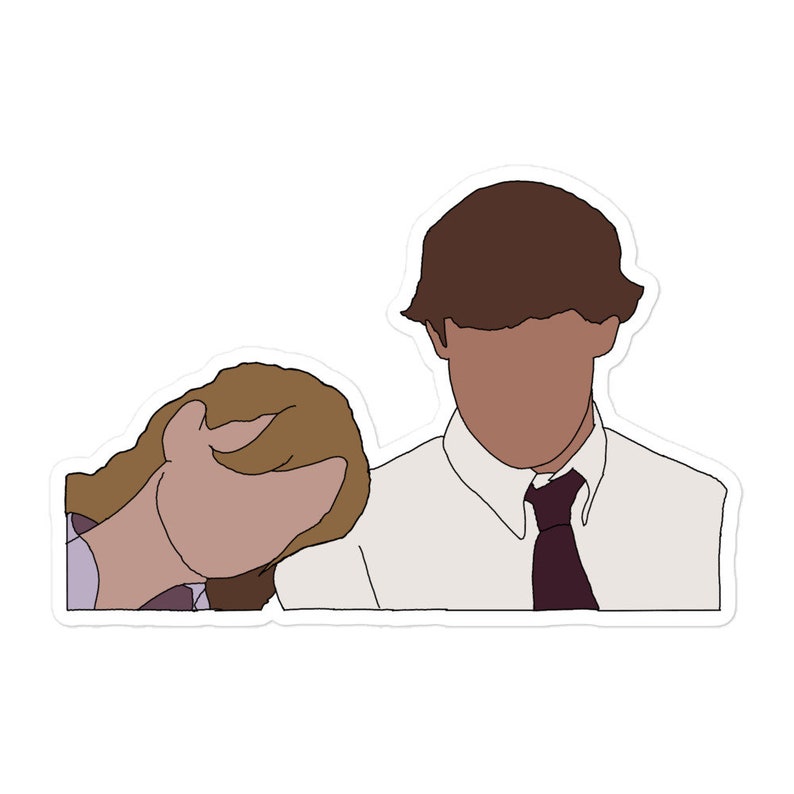The Office Jim & Pam Sticker - Etsy