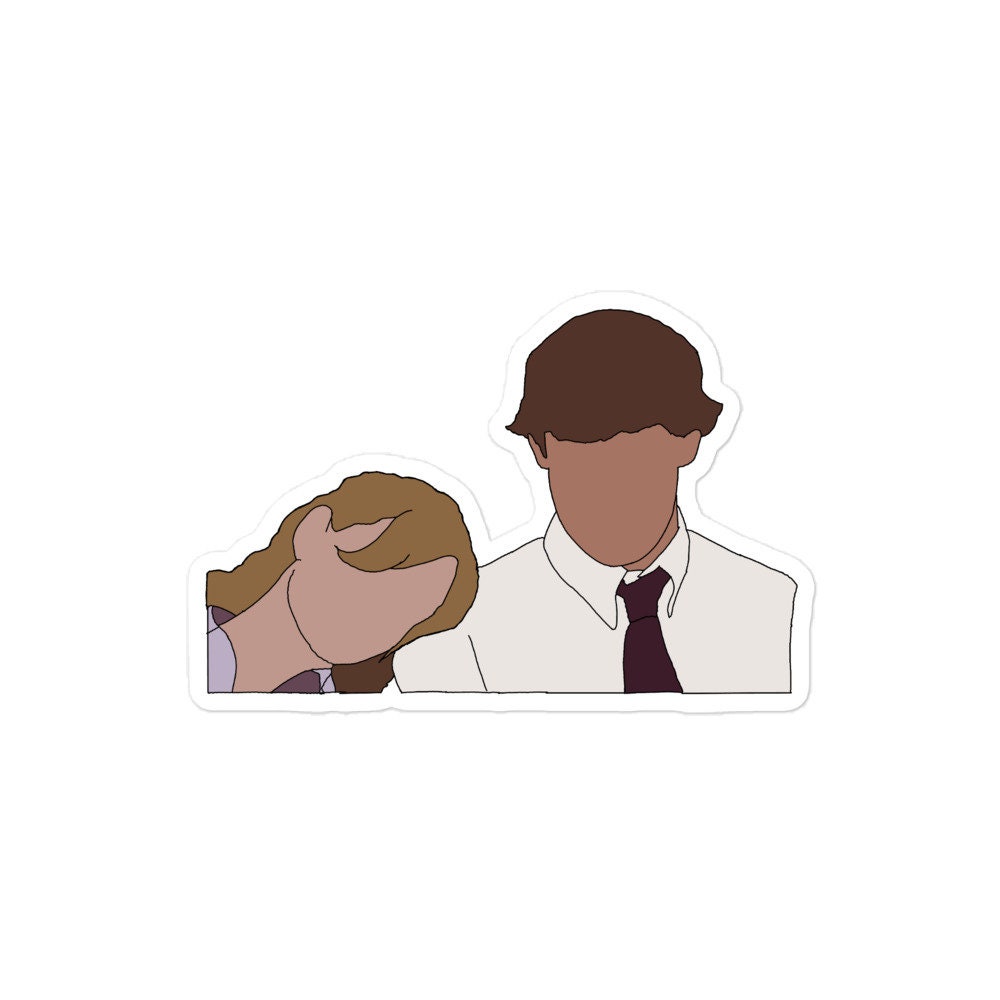 The Office Jim & Pam Sticker - Etsy