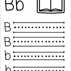 Super Simple Children's Alphabet Workbook - Etsy