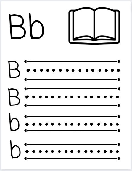 Super Simple Children's Alphabet Workbook - Etsy