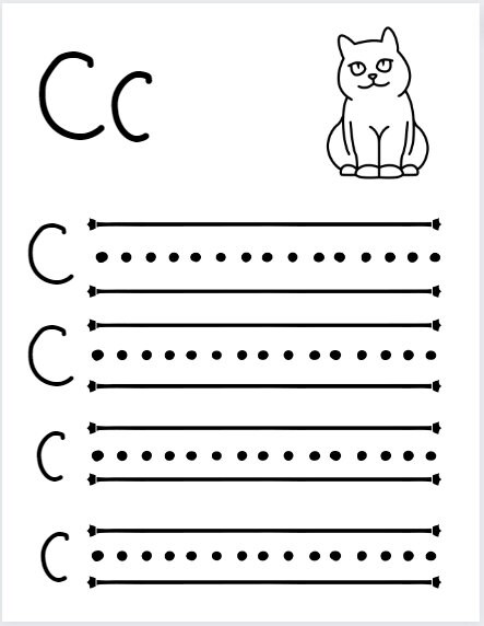 Super Simple Children's Alphabet Workbook - Etsy