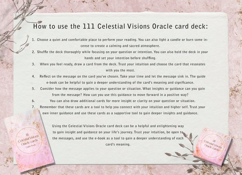 Printable Self Care Oracle Cards 111 Messages | Self Care/love Cards ...