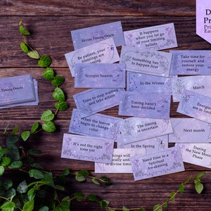 Divine Timing Oracle Cards Deck Printable 120 Channeled - Etsy