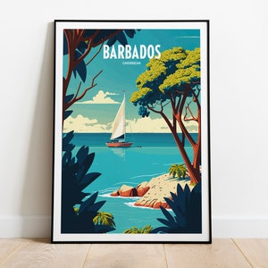 Barbados Print | Barbados Poster | Barbados | Barbados Wall Art ...