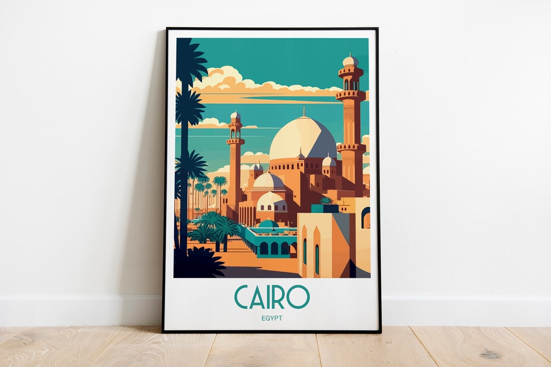 Cairo Egypt Travel Print Wall Art Cairo Egypt Travel Poster Gift for ...