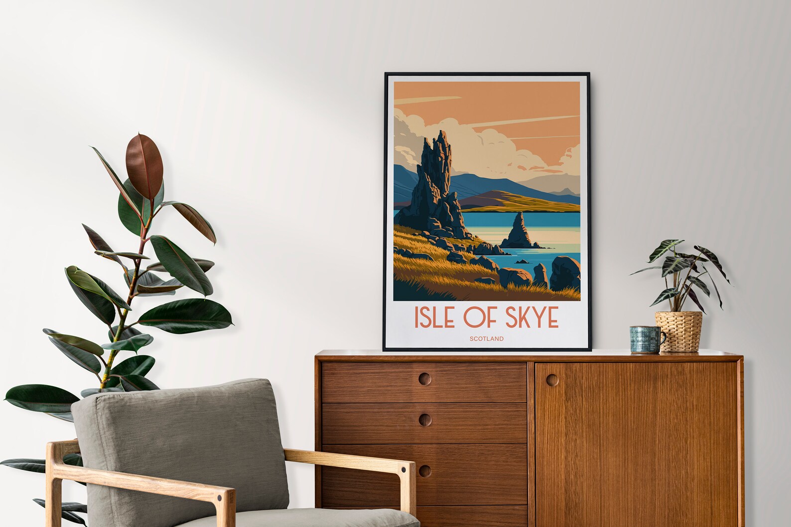 Isle of Skye Travel Poster for Isle of Skye Birthday Gift for - Etsy UK