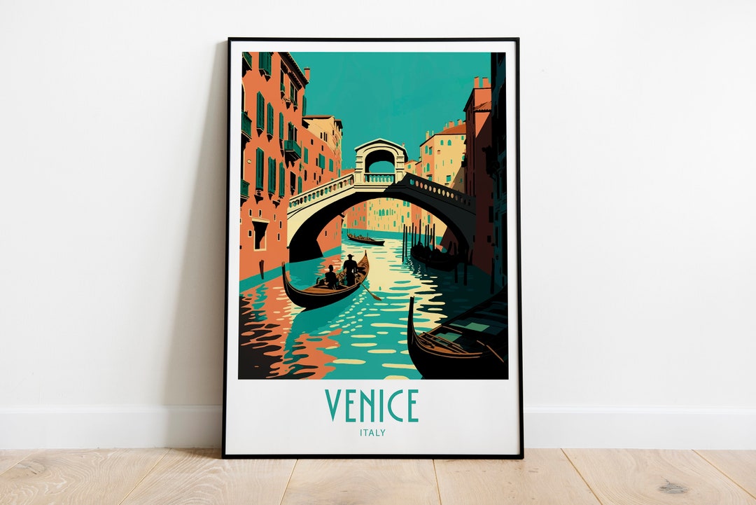 Venice Travel Print Wall Art Venice Italy Poster Venice Italy Wall ...