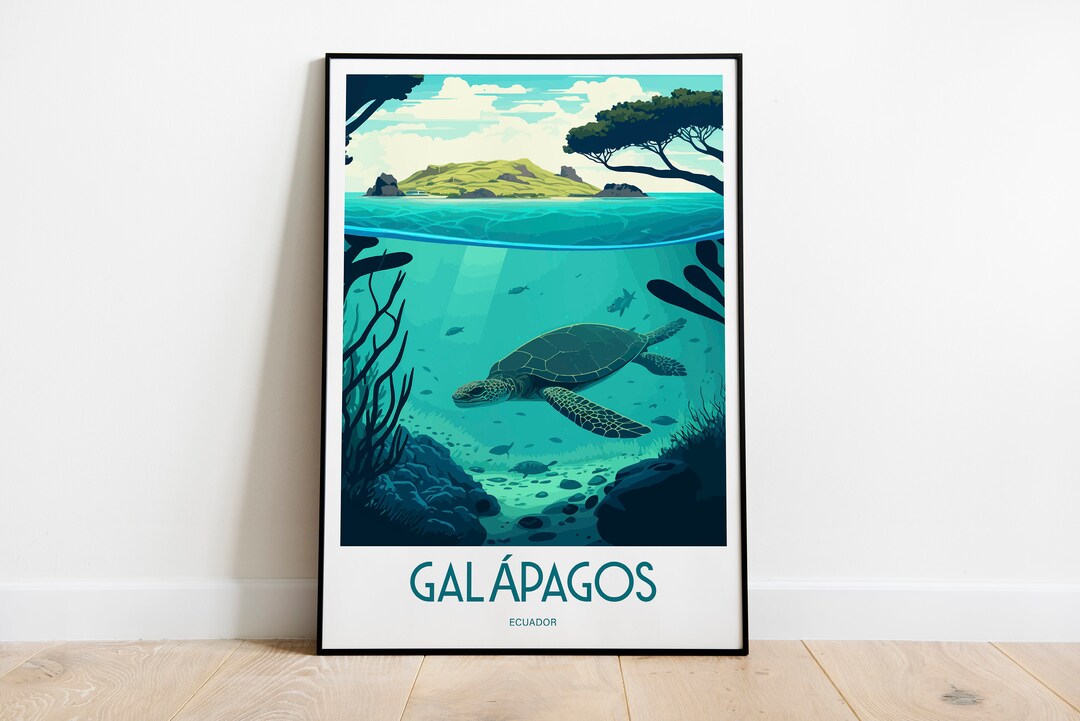 Galapagos Print | Galapagos Islands | Galapagos | Galapagos Poster ...