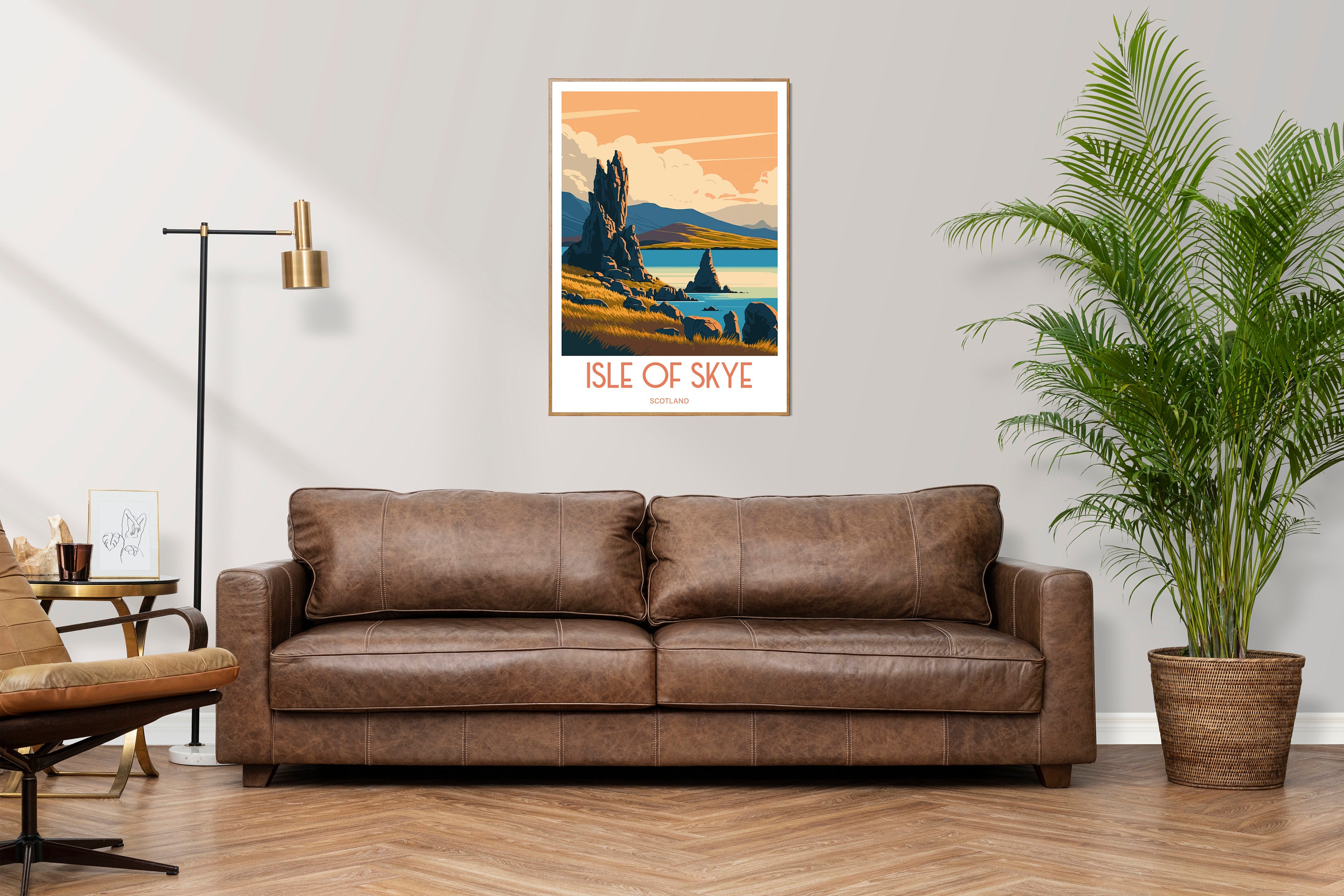 Isle of Skye Travel Poster for Isle of Skye Birthday Gift for - Etsy UK