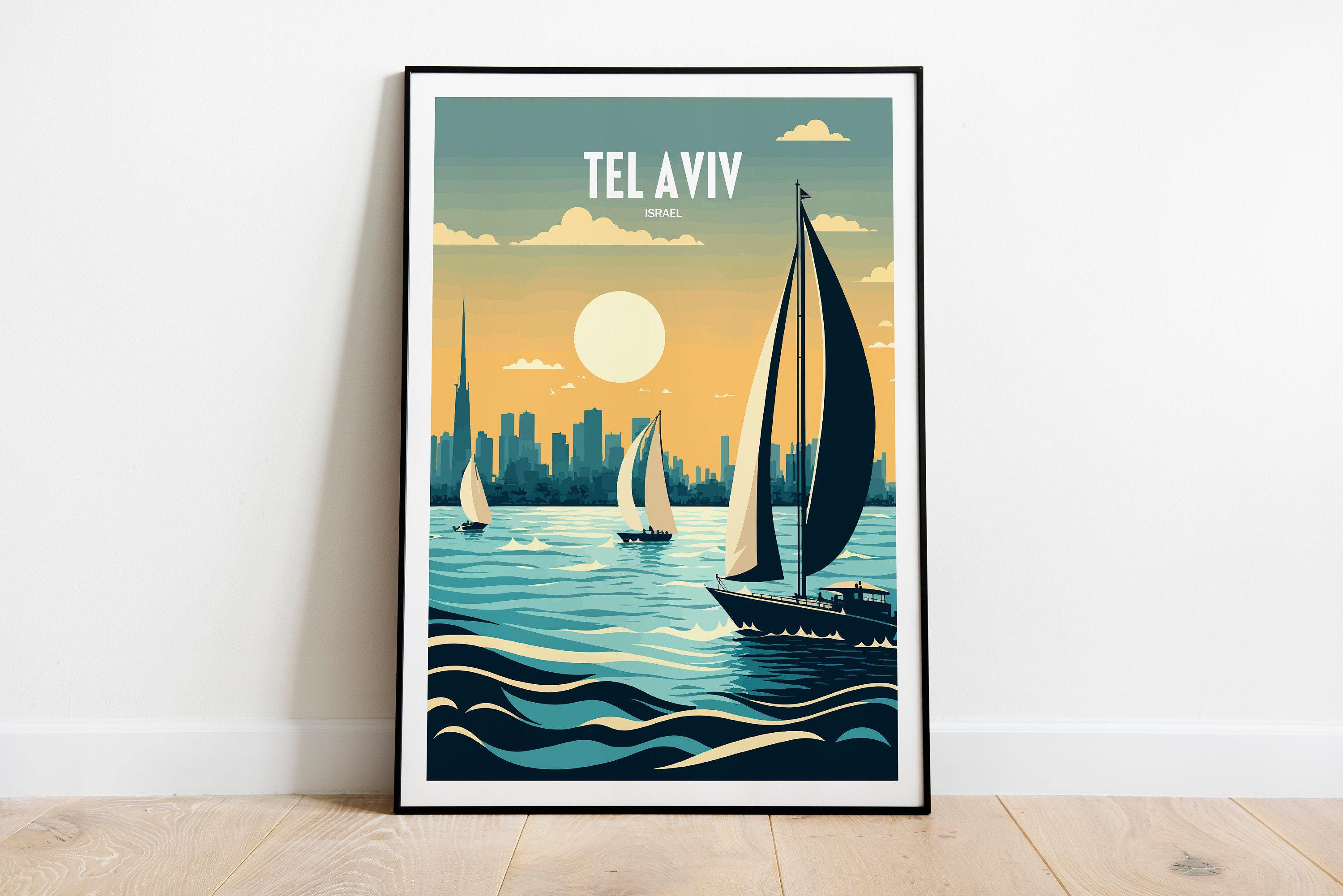 Tel Aviv Print | Tel Aviv Poster | Tel Aviv Wall Art | Tel Aviv | Tel ...