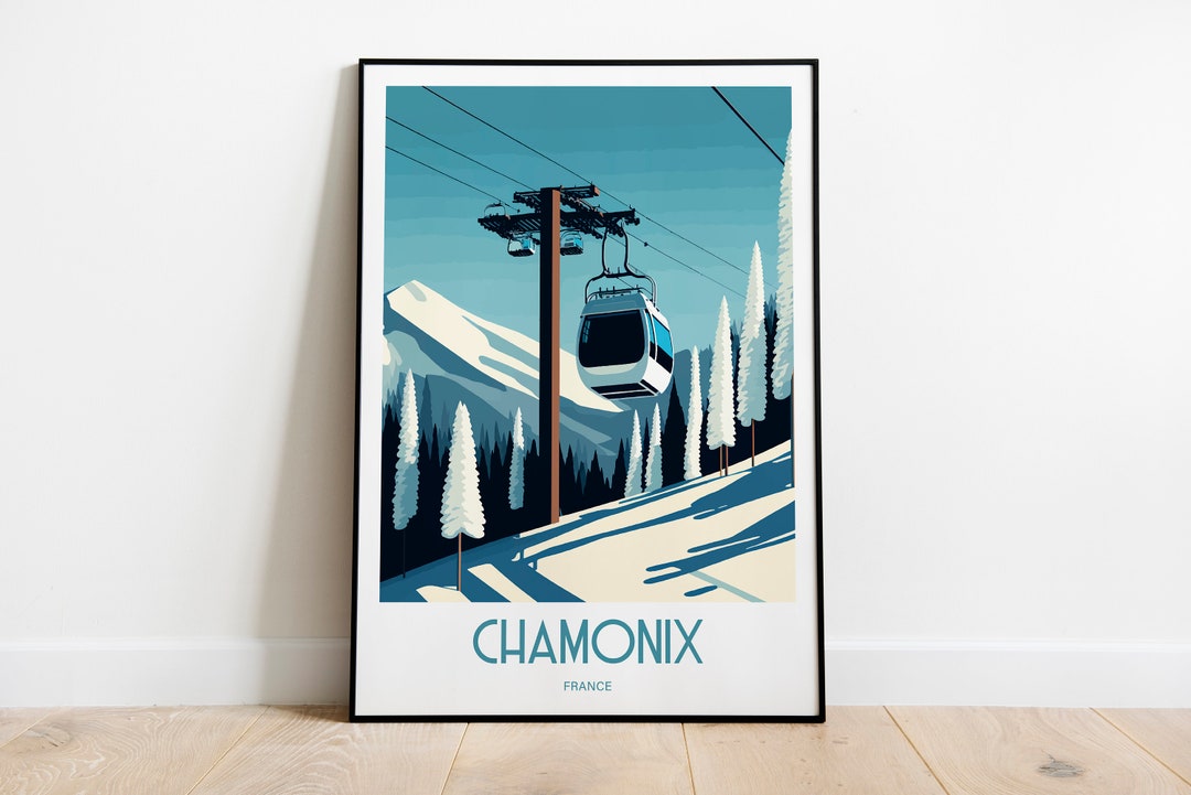 Chamonix Poster | Chamonix | Chamonix Print | Chamonix France ...