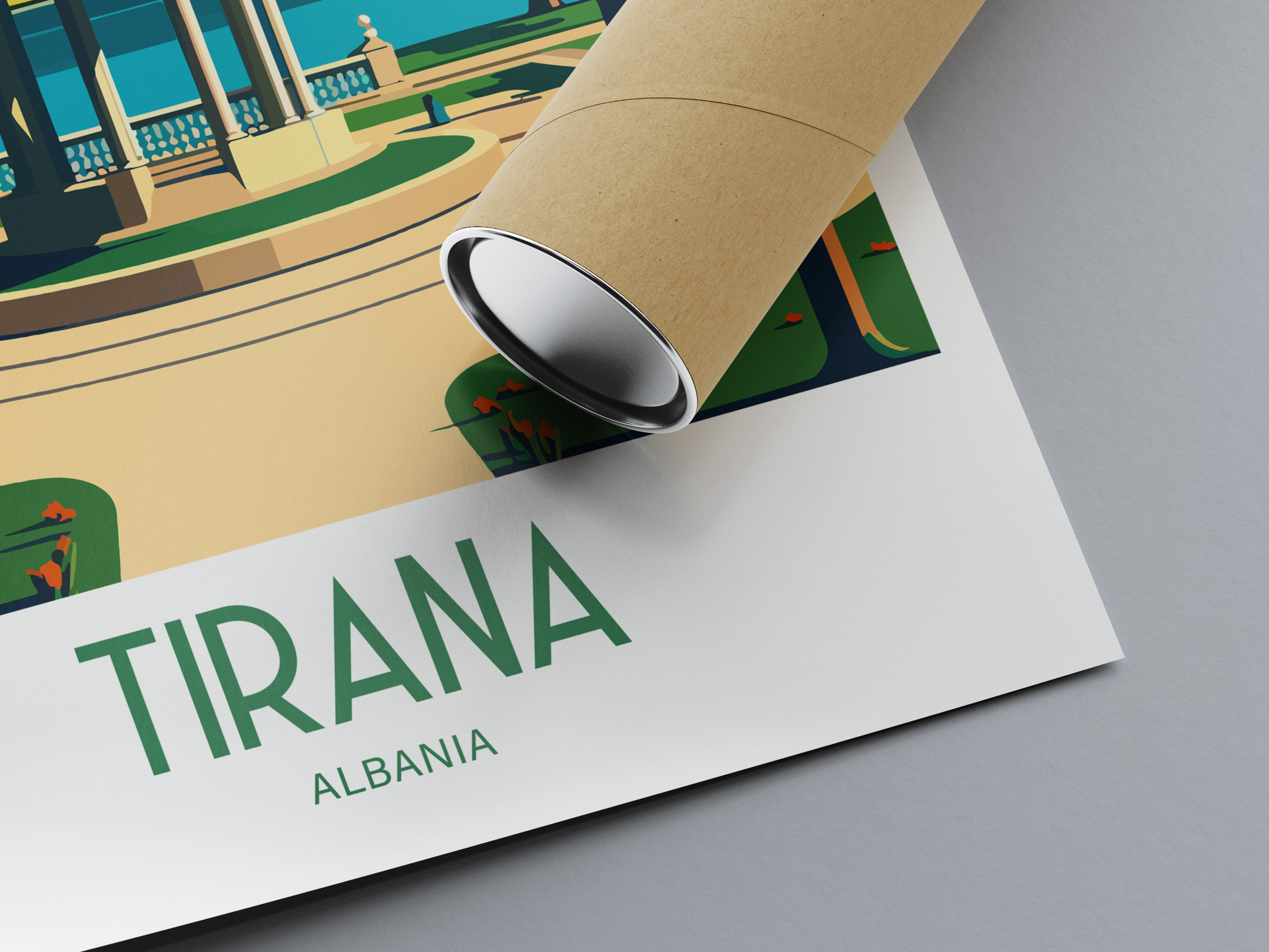 Tirana Travel Print Wall Art Tirana Albania Wall Hanging Home - Etsy