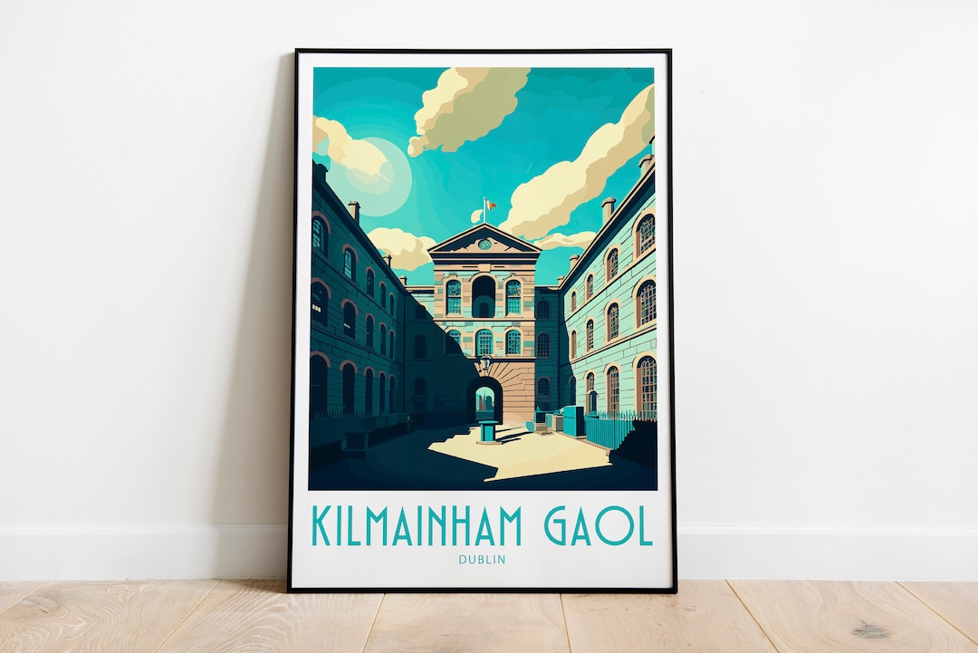 Kilmainham Gaol Travel Print Wall Art Kilmainham Gaol Poster Kilmainham ...
