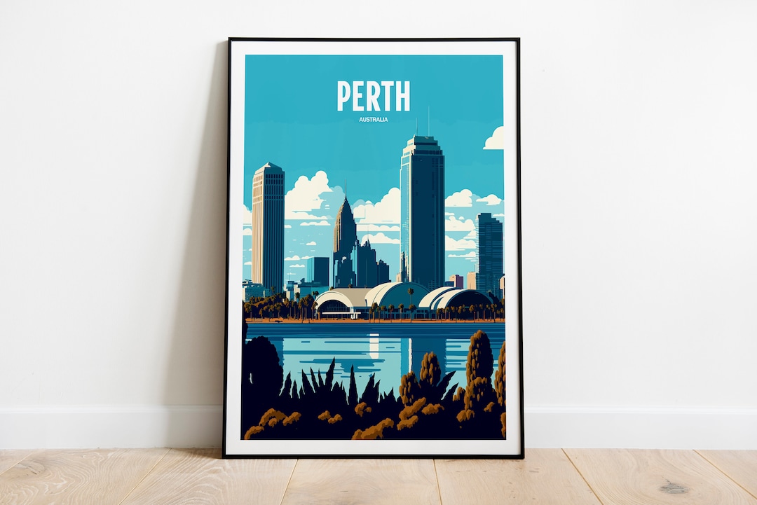 Perth Print | Perth Poster | Perth | Perth Wall Art | Australia Poster ...