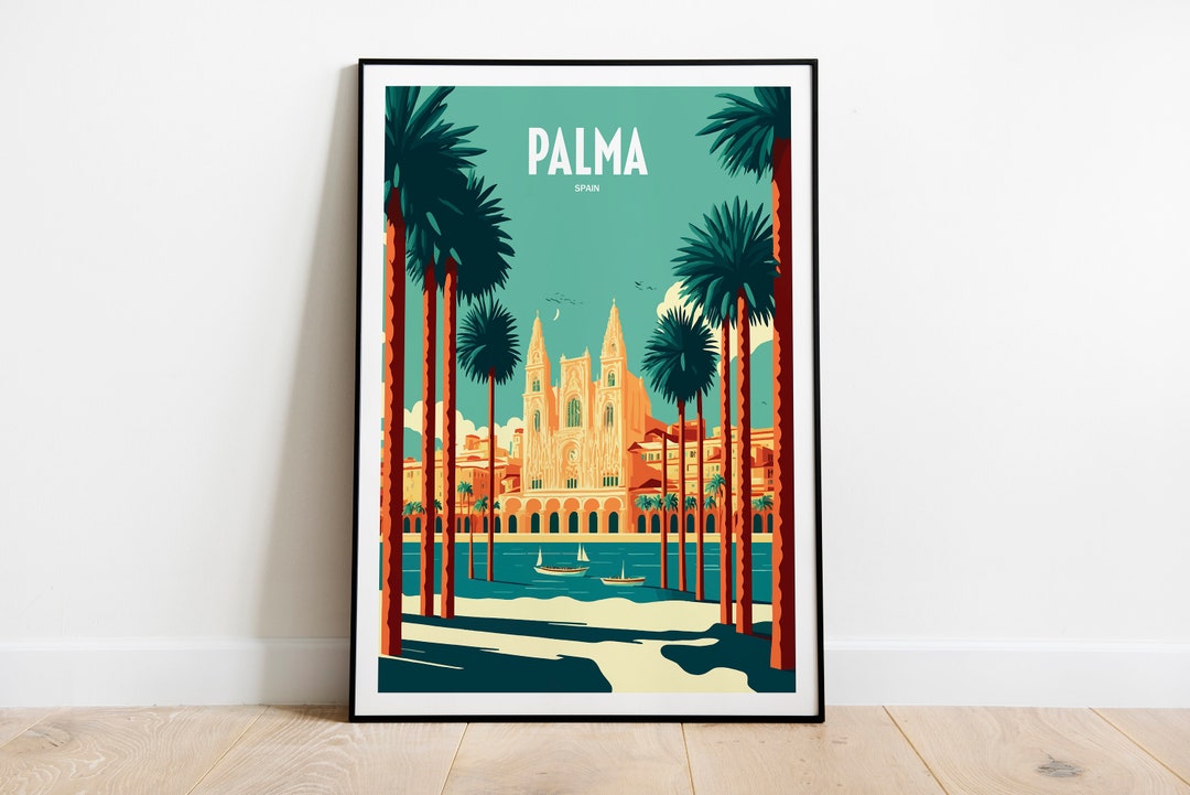 Palma Print | Palma De Mallorca | Palma | Palma Poster | Balearic ...