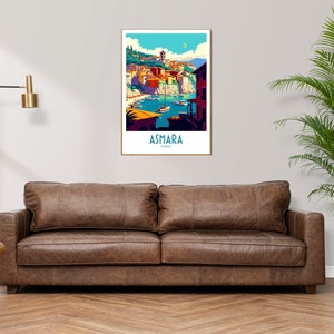 Asmara Travel Print Wall Art Asmara Turkey Wall Hanging Home Decoration ...