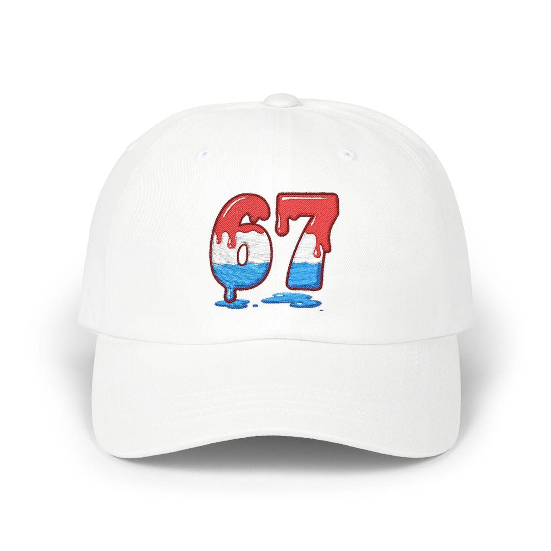Embroidered 67 Hat: Viral Trend, Funny Kids Baseball Cap - Etsy