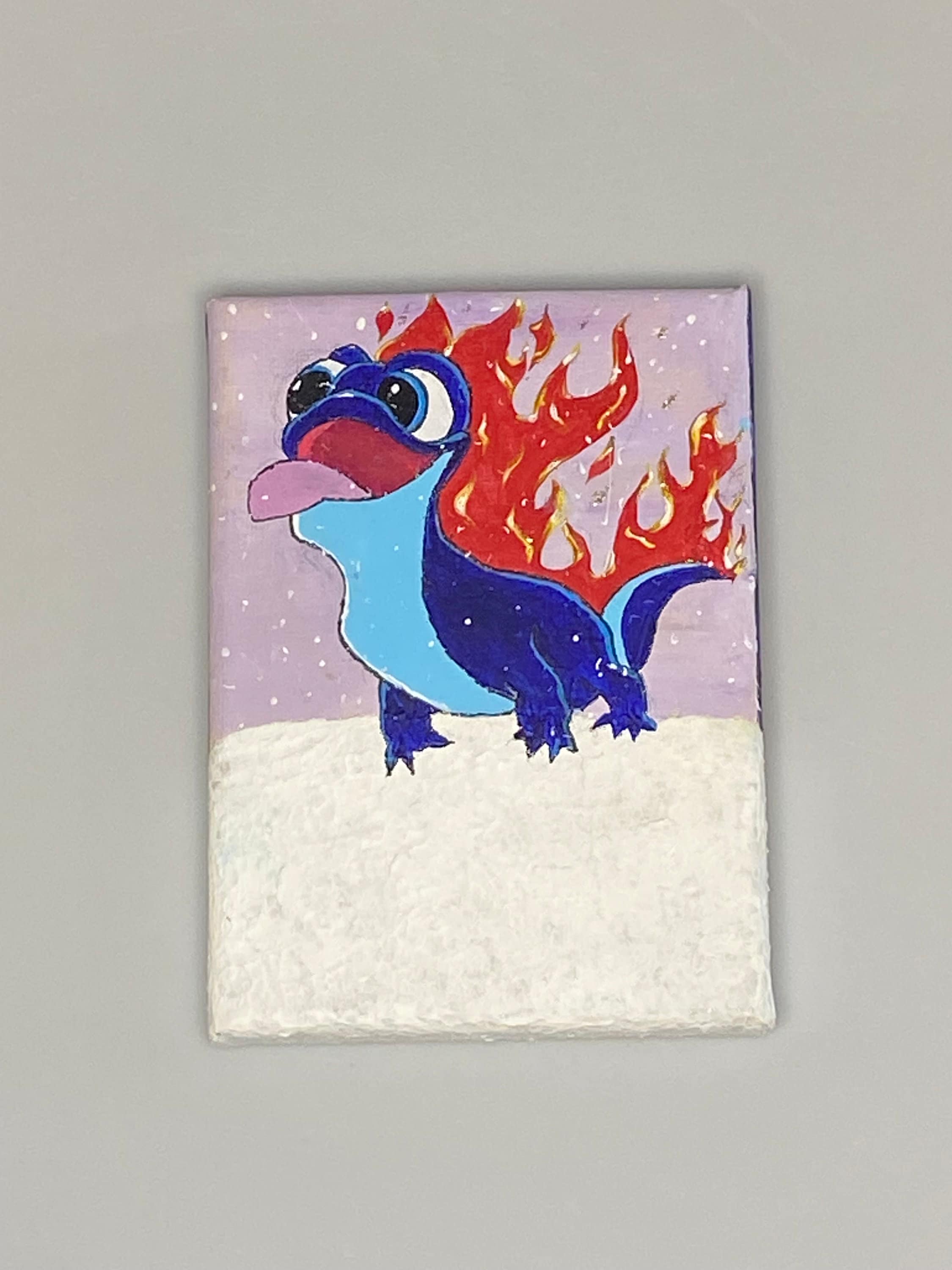 Frozen 2 Fire Spirit Painting - Etsy