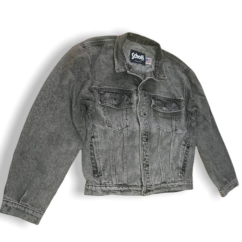 Very Rare Vintage SCHOTT X DEF LEPPARD Denim Jacket Bludgeon - Etsy