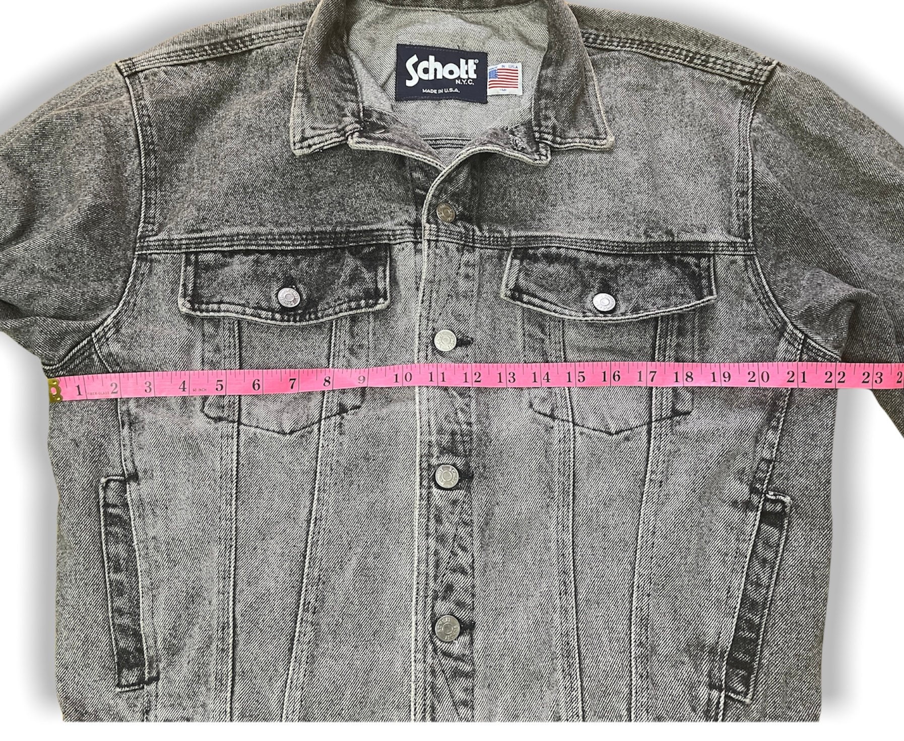 Very Rare Vintage SCHOTT X DEF LEPPARD Denim Jacket Bludgeon Riffola ...