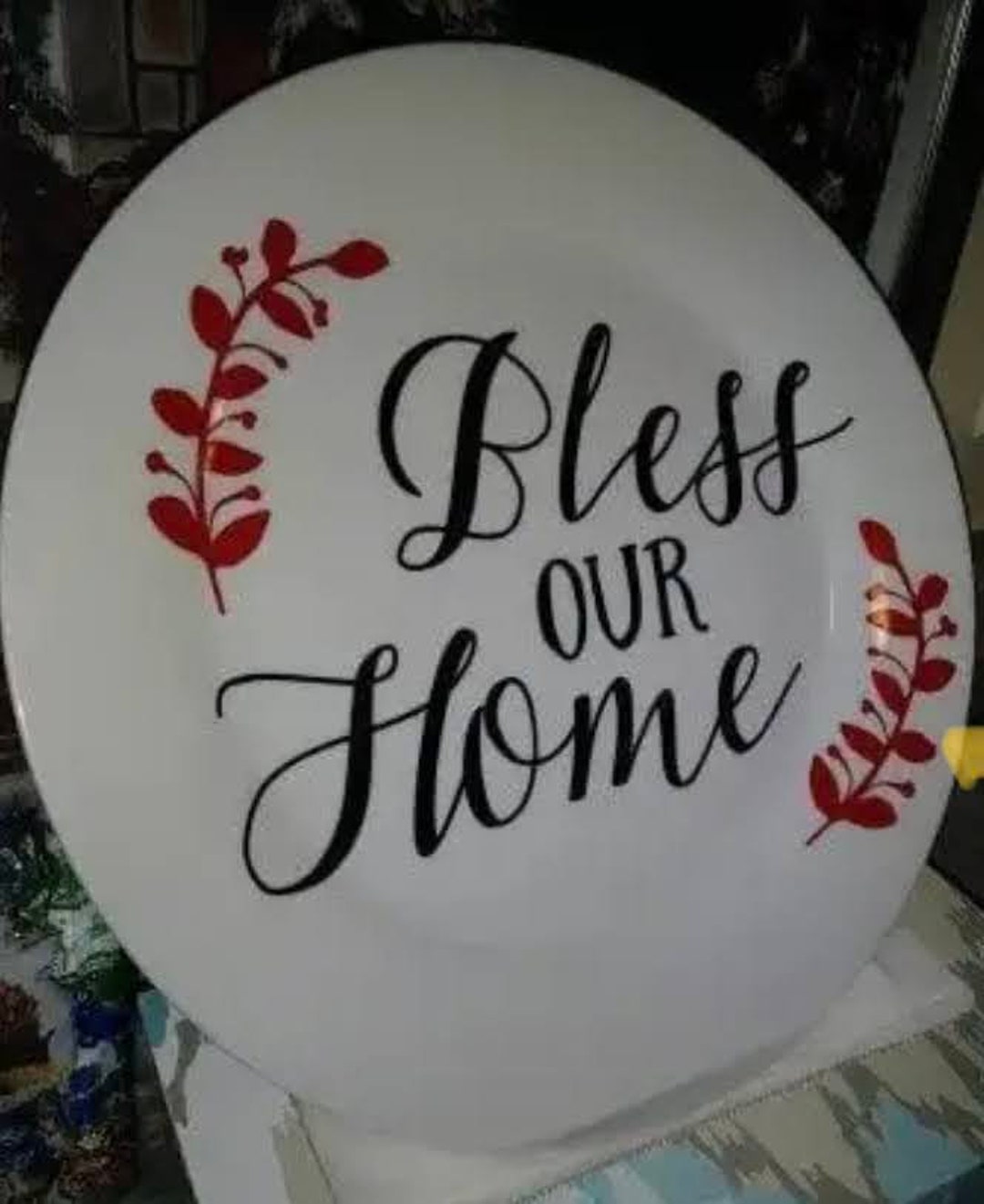 Customized Thanksgiving Themed Plates - Etsy