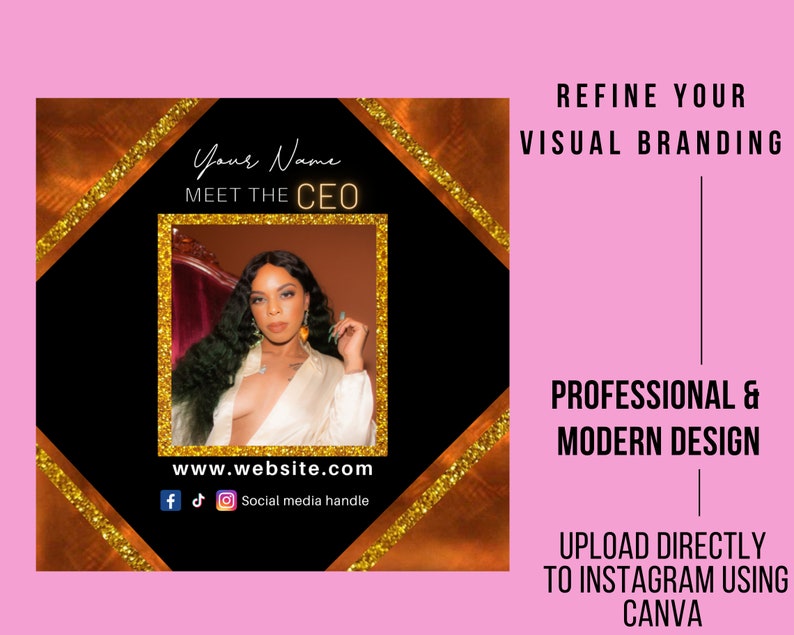 Meet the CEO Flyer, Entrepreneur Flyer, Website Launch Template, New ...