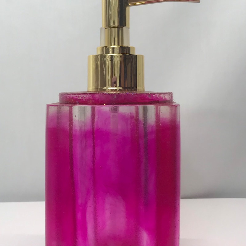 Pink Soap Dispenser - Etsy